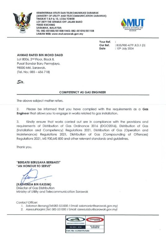 About DMG Energy Licensed Gas Contractor NG LPG KL